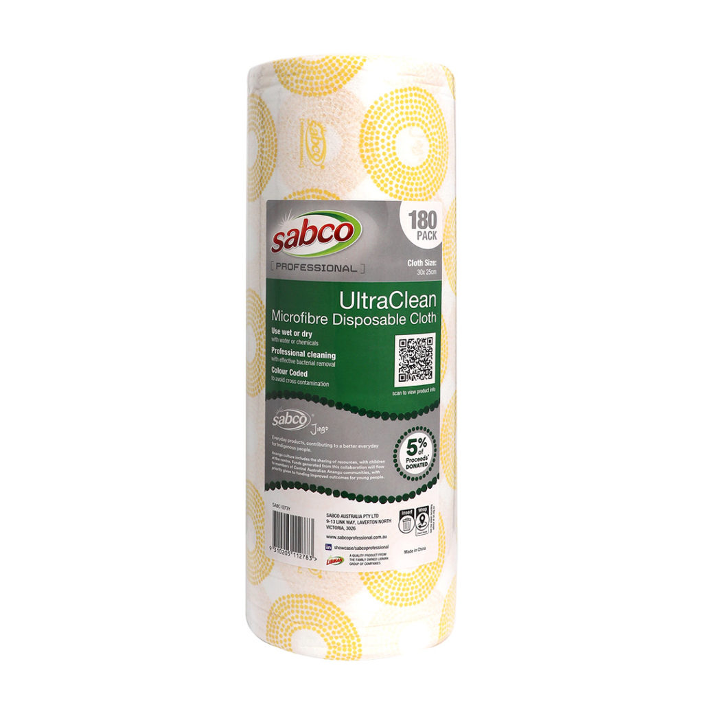 UltraClean Disposable Microfibre Cloths - 180pk