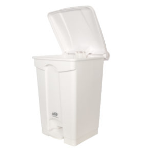 White Pedal Bin - Sabco Professional